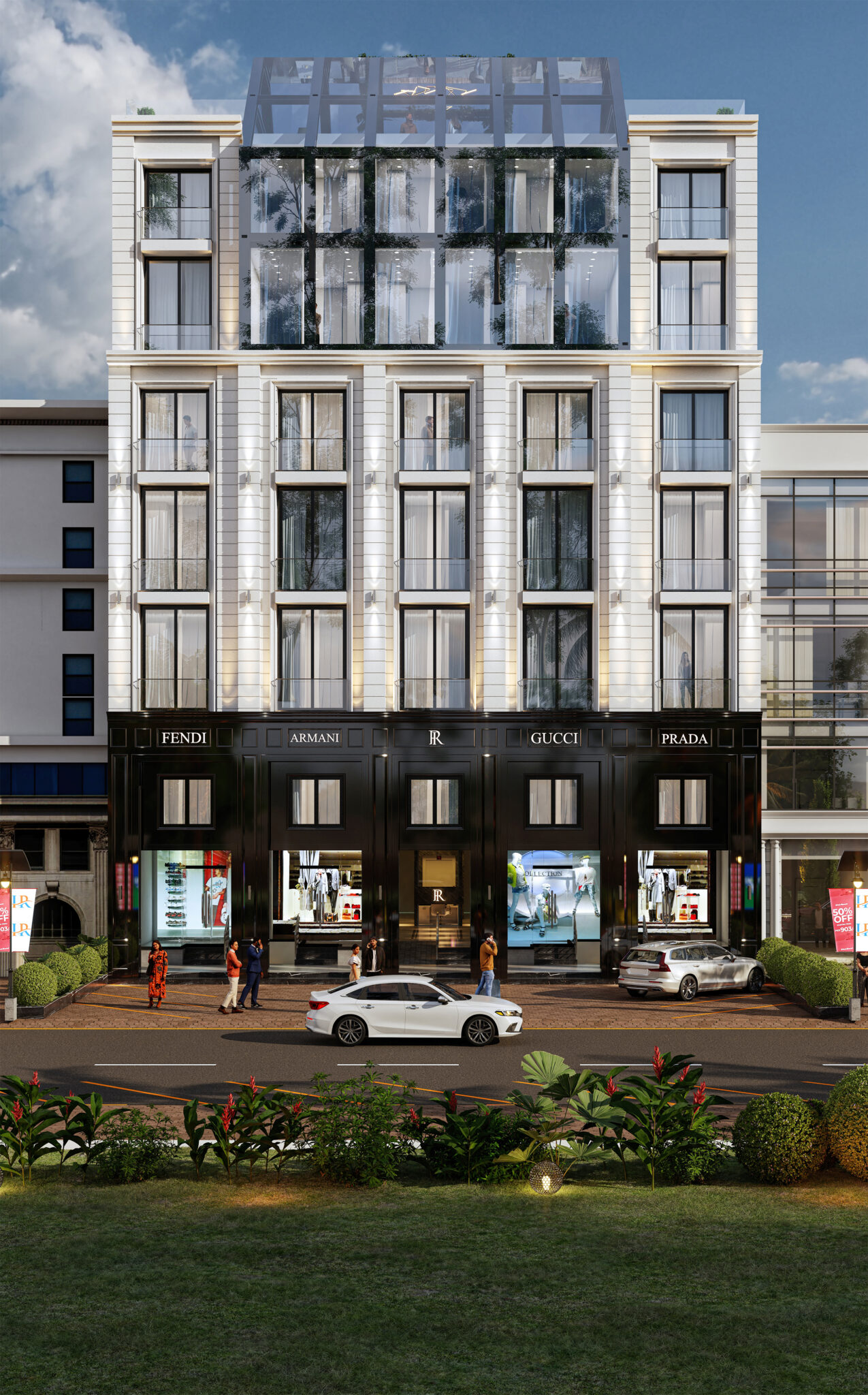 IR Commercial Building Bahria Town Lahore – A Qayyum Architect