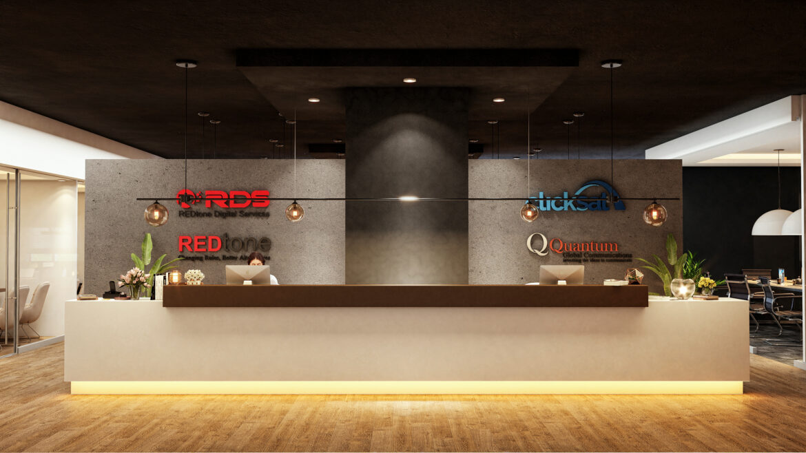 Red Tone Digital Office – A Qayyum Architect